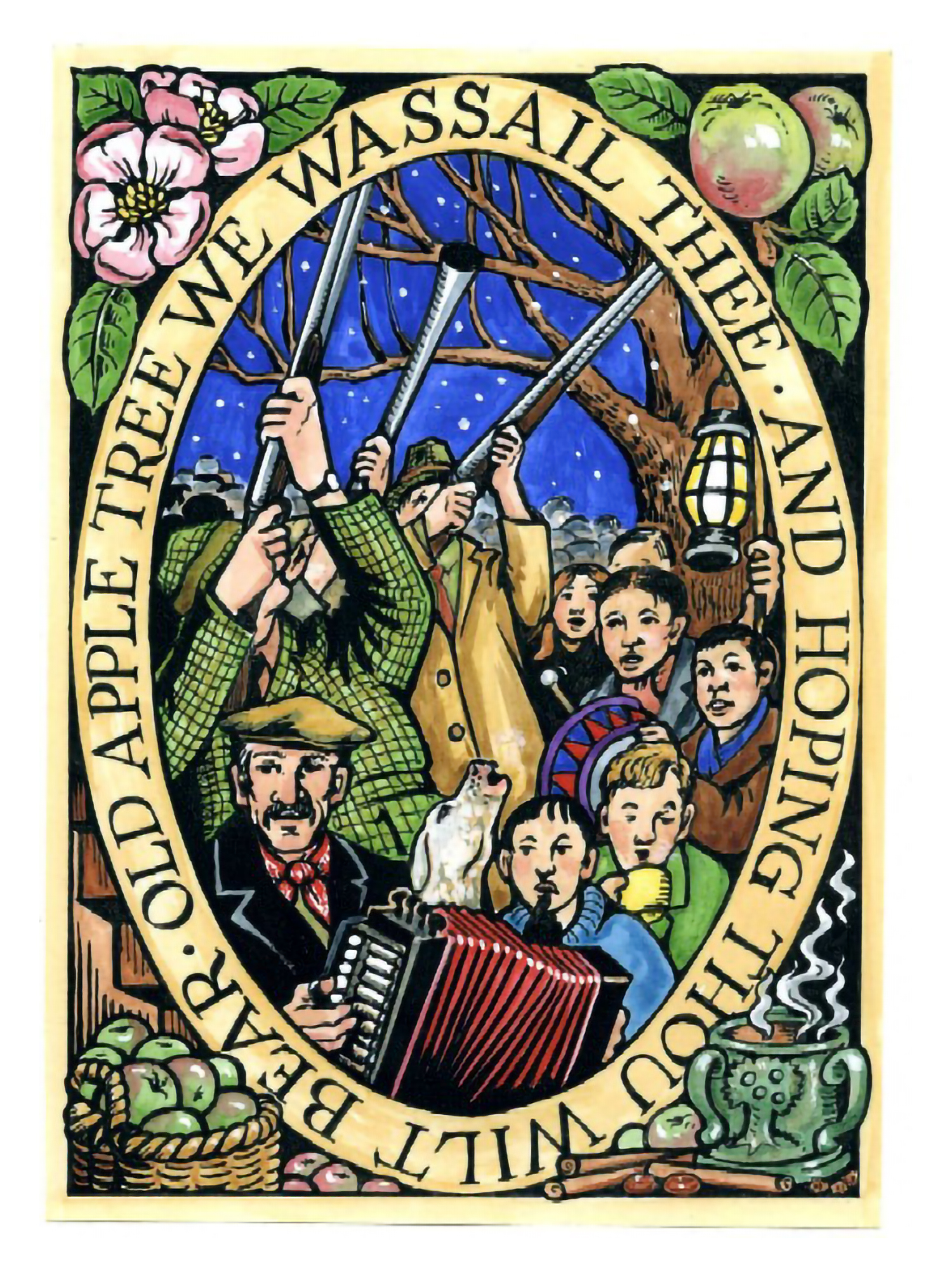 S106 Wassailing the Apple Trees - Hedingham Fair